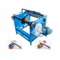 China Shaft Manual Aluminum Foil Roll Rewinding Machine for Stretch Film Slitter And Rewinder for sale