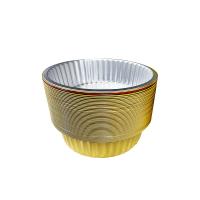 China Golden Aluminum Take Out Foil Containers Ideal for Food Delivery and Takeout Services for sale