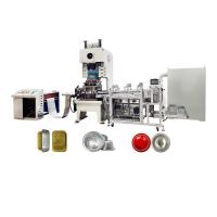 China 7.5KW Main Motor Power Aluminum Foil Container Production Line for Manufacturing Plant for sale