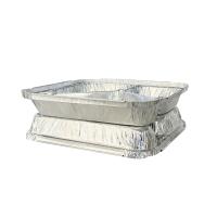 China Aluminum To Go Packaging Lunch Box with Customized Disposable 3 Compartment Container for sale