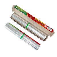 China Silver Heavy-duty Kitchen Aluminum Foil 8011 Food Baking Foil Roll with Slide Cutter for sale