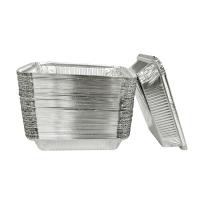 China Takeout Lunch Tableware Container Aluminum Foil Pans for BBQ Tray and Food Packaging for sale