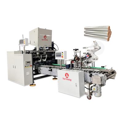 China Fully Automatic Foil Slitting Rewinding Machine 4 Spindles Aluminum Foil Rewinder for sale