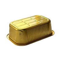China Environmental Friendly Aluminum Foil Container for Colorful Ice Cream Packaging for sale