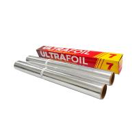 China 30cm 45cm Food Grade Baking Roasting Bbq Recyclable Aluminum Foil Paper Roll With Cutter for sale
