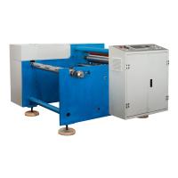 China Food Packaging Semi Automatic Double Station Cling Film Baking Paper Aluminum Foil Roll Rewinding Machine for sale