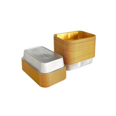 China Environmentally Friendly Food Container Disposable Aluminium Tin Foil Trays for Airline for sale