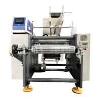 China Fully Automatic Short Label Ending Aluminum Foil Rewinding Machine 4.5kw Power for sale