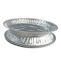 China Pet Food Packing Aluminum Trays Custom Order Aluminum Containers For Roasted Chickens for sale