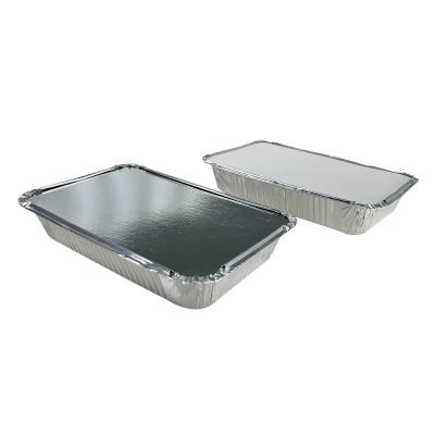 China Aluminium Foil Container Tray With Lid Custom Order Accepted HEIGHT Customizable for sale