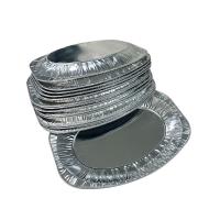 China Large Roasting Container Food Grade Disposable Oval Aluminum Foil Turkey Tray for BBQ for sale