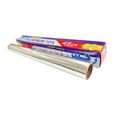 China Customized Soft Temper Kitchen Aluminum Foil Rolls with Personalized Printing Design for sale
