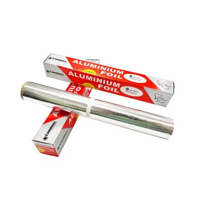 China Soft Temper Custom Logo Aluminium Foil Roll for Oven Baking/BBQ in Customized Length for sale