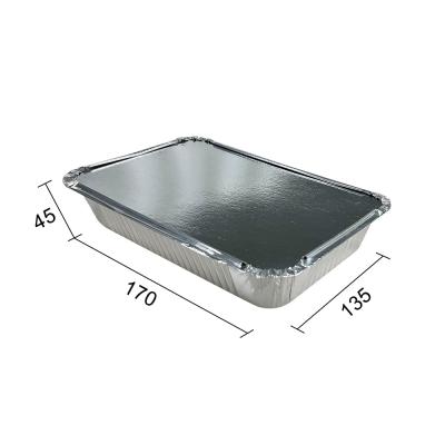 China Environmental Friendly Middle East Style Aluminum Foil Take Out 8389 Containers With Lids for sale