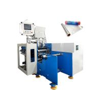 China Silicone Paper Roll Baking Paper Slitter Aluminum Foil Rewinder Machine in Case Packaging for sale