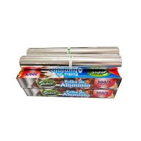 China Silver Household Aluminum Foil Rolls 8011 for Food Grade Take Away Packaging at Best for sale