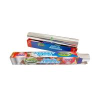 China Silver Household Aluminum Foil Rolls 8011 for Food Grade Take Away Packaging at Best for sale