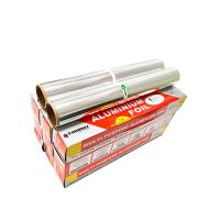 China 30 Micron Aluminum Foil Roll Paper 10m With Lubricated Surface For Food Packaging for sale
