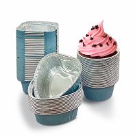 China Small Aluminum Foil Food Packing Box Tray Container for Portion Control and Freshness for sale