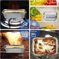 China Disposable Special Feature Aluminum Foil Containers for Christmas Catering Meal Prep for sale