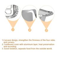China Convenient Disposable Aluminum Foil Container for Food Packing and Delivery for sale