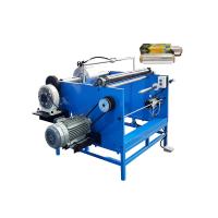 China Raw Material Paper Slitting Rewinding Machine 1350*840*960 Manual Aluminium Foil Rewinder for sale