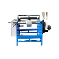 China Raw Material Paper Slitting Rewinding Machine 1350*840*960 Manual Aluminium Foil Rewinder for sale