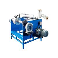China Raw Material Paper Slitting Rewinding Machine 1350*840*960 Manual Aluminium Foil Rewinder for sale