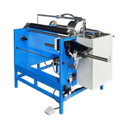 China Shisha Aluminum Foil Rolls Manual Rewinding Machine with 0.009 0.065mm Thickness for sale