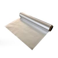 China Customized Logo Kitchen Silver Embossed Aluminium Foil Roll With Sheet Cutter for sale