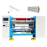 China Commercial 100N.m Magnetic Powder Clutch Aluminum Foil Roll Rewinding Making Machine for sale