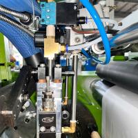 China 4 Shafts Aluminium Foil Roll Rewinding Machine With Short Label Ending Electric Driven for sale