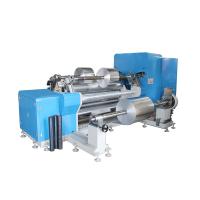 China 1650mm Aluminum Foil Roll Slitter Rewinder Machine for Case Packaging Air Pressure 0.6Mpa for sale