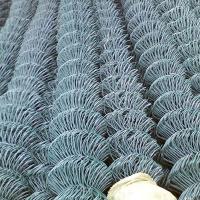 China 25x25mm Diamond Chain Link Fence Galvanized For Protection for sale