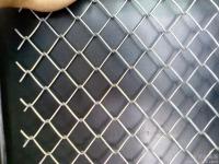 China Galvanized Wire Mesh Vinyl Wrapped Chain Link Fence Diamond Hole Cyclone for sale