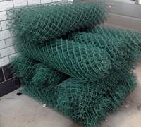 China Garden Diamond Chain Link Fence 3-4mm Diameter Mesh for sale