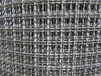 China Acid Resistant 20 Mesh Galvanized Crimped Wire Mesh Bidirectional Flat Woven Steel for sale