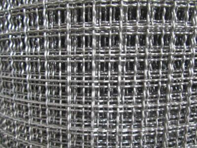 China Acid Resistant 20 Mesh Galvanized Crimped Wire Mesh Bidirectional Flat Woven Steel for sale