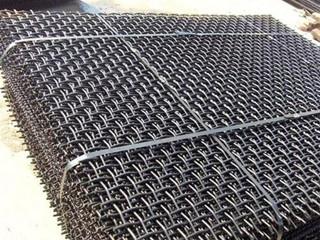 China Mining Screen Rod Woven 22mm Double Crimped Wire Mesh For Coal Mine for sale
