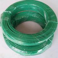 China Color Green Pvc Coated Galvanized Iron Wire , 1.2mm Plastic Coated Binding Wire for sale