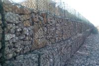 China Zinc Coated Organic Coating Reinforced Gabion Mesh High Wear Resisting for sale
