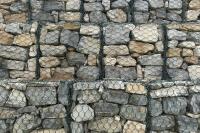 China Zinc Coated Organic Coating Reinforced Gabion Mesh High Wear Resisting for sale
