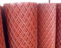 China 1.0mm Corner Guard Steel Expanded Wire Mesh Red Antirust Paint For Building for sale