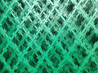 China BTO-18 High Carbon Steel Anti Theft razor Barbed Wire Fence For Protection Rustproof for sale