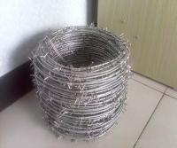 China Rustproof Double Wire Twist Braided 12 Gauge Barbed Wire Coil BWG12xBWG12 for sale