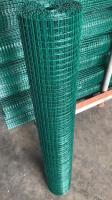 China 4''x4'' PVC Welded Wire Mesh Low Carbon UV Resistance 1.8m for sale