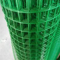 China 4''x4'' PVC Welded Wire Mesh Low Carbon UV Resistance 1.8m for sale