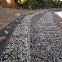 China 80x100mm Gabion Wire Mesh Heavy Galvanised Hexagonal Wire Netting for sale