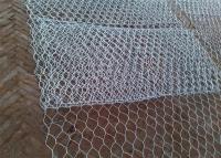 China 4.0mm Mesh Rock Retaining Wall Heavy Galvanized Gabion Wall Wire Mesh 80x100mm for sale