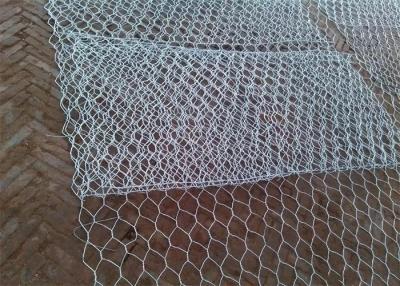 China 4.0mm Mesh Rock Retaining Wall Heavy Galvanized Gabion Wall Wire Mesh 80x100mm for sale